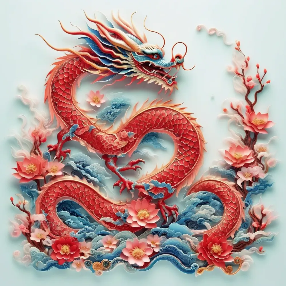 【新年快乐】中国风-龙-LoRA-gw_coffeeai_cv-LiblibAI