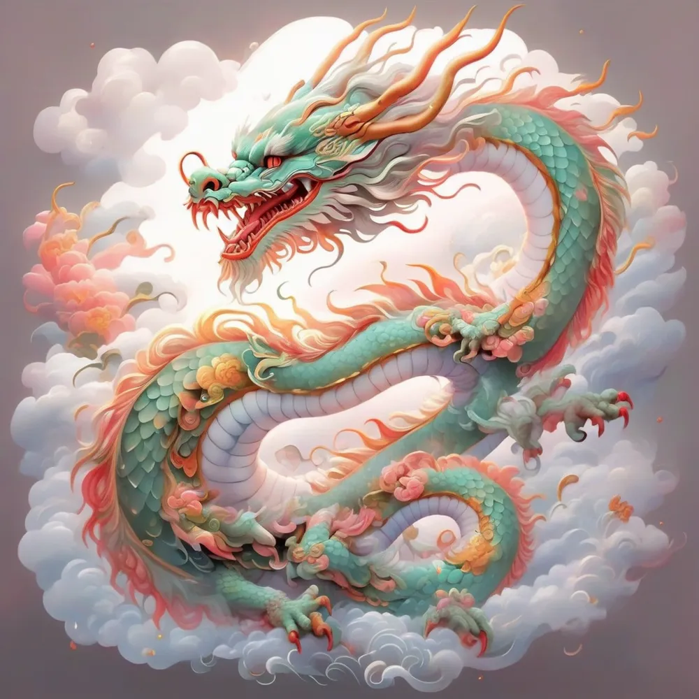 【新年快乐】中国风-龙-LoRA-gw_coffeeai_cv-LiblibAI