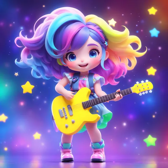 MW_Q版3D角色IP设计_lora-LoRA-大魔王-LiblibAI