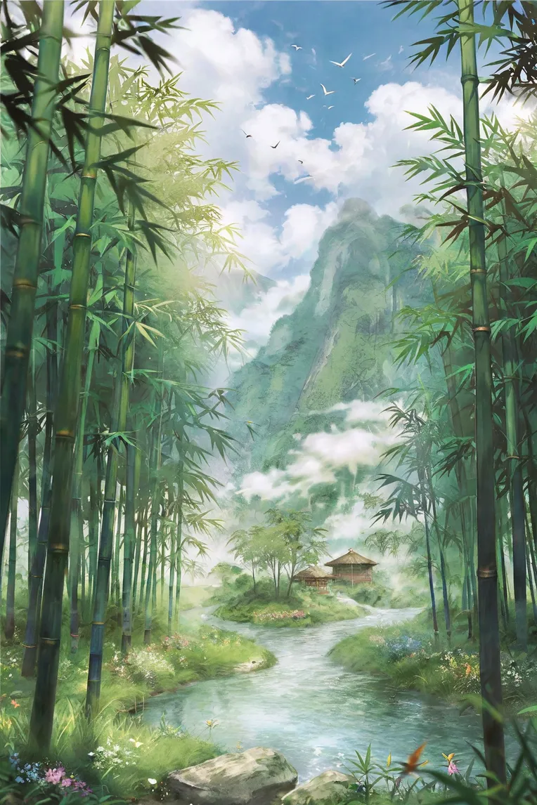 国风岩彩｜SHMILY镂金错彩-XL-LoRA-陈墨SHMILY-LiblibAI