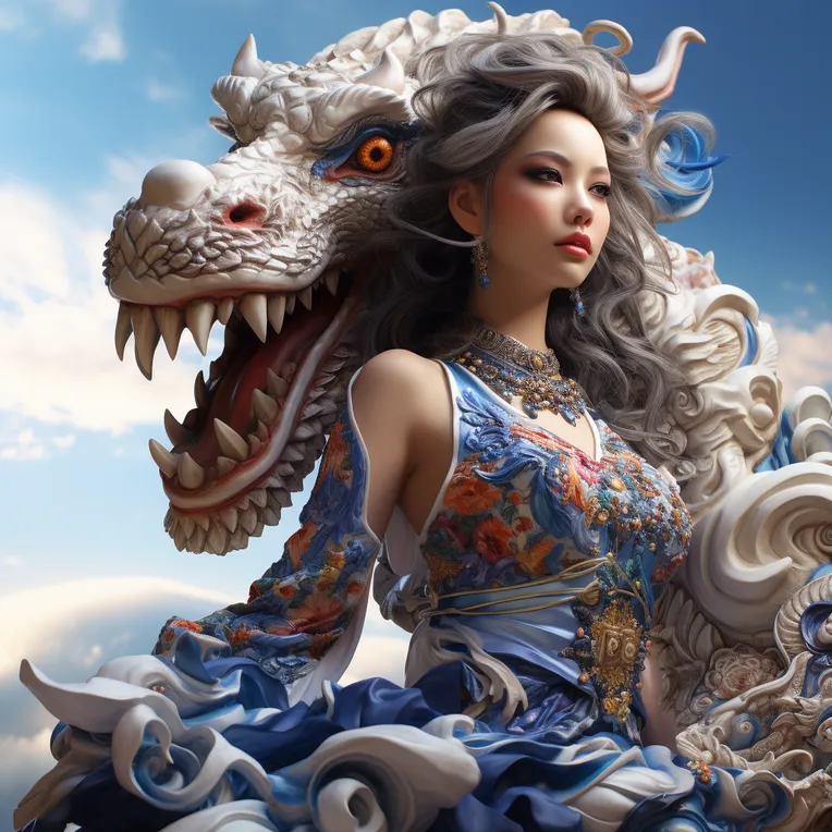 3d龙与少女动漫角色-LoRA-ai老头-LiblibAI