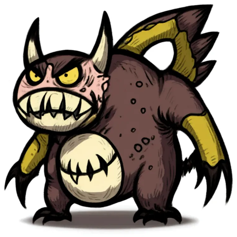 游戏设计丨Q版卡通怪物-LoRA-视屿-LiblibAI