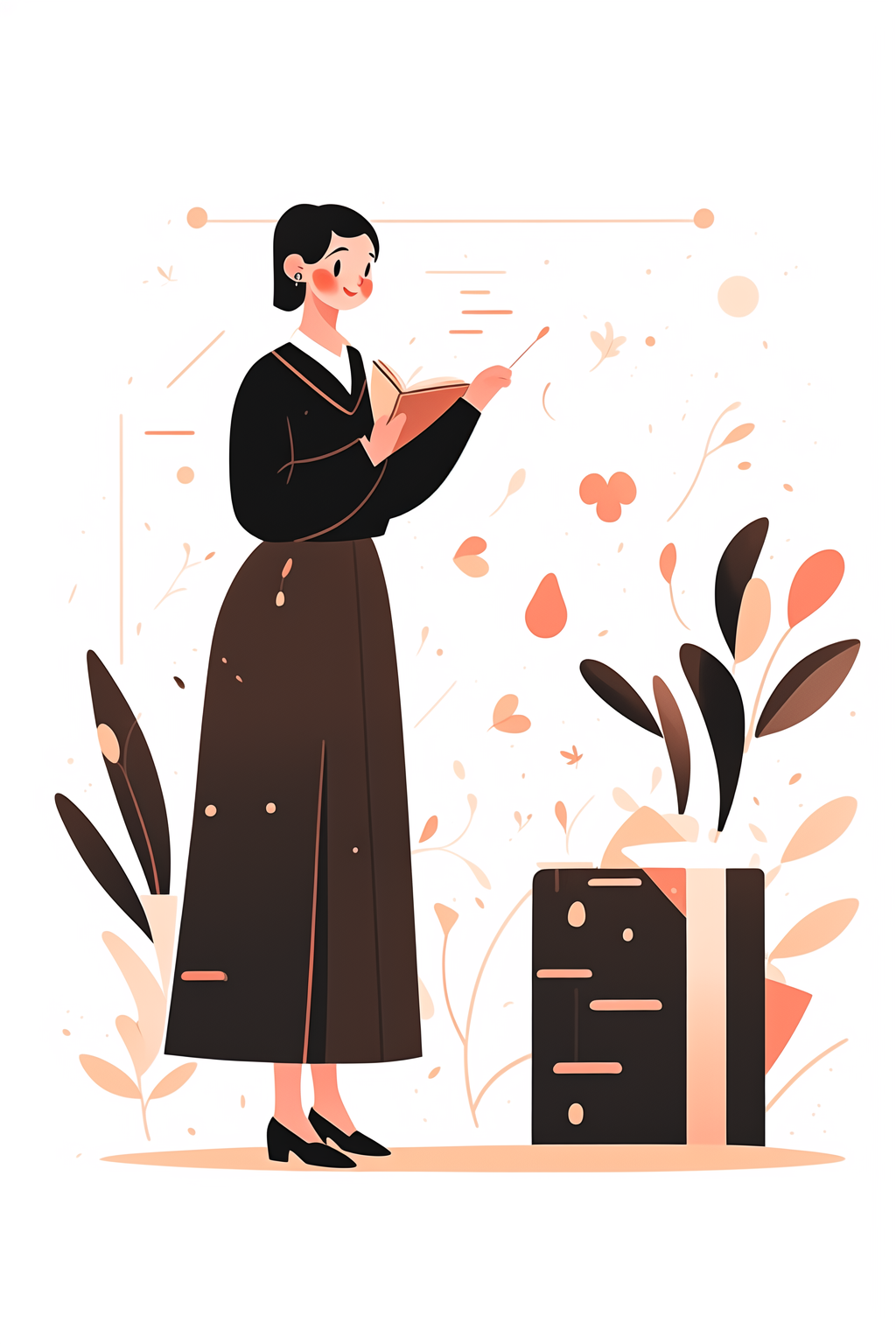 商务扁平风格插画丨2D-LoRA-视屿-LiblibAI