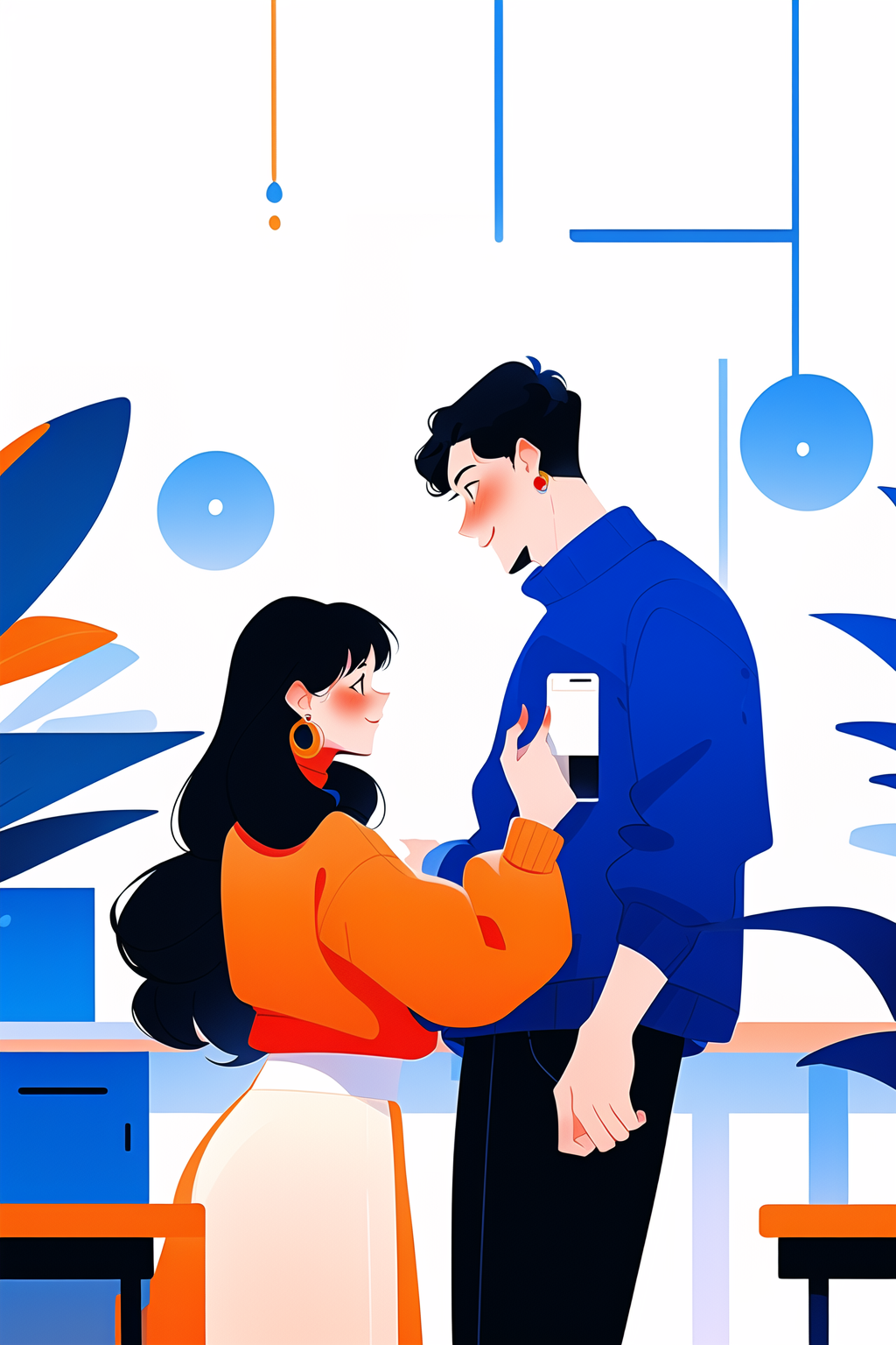 商务扁平风格插画丨2D-LoRA-视屿-LiblibAI