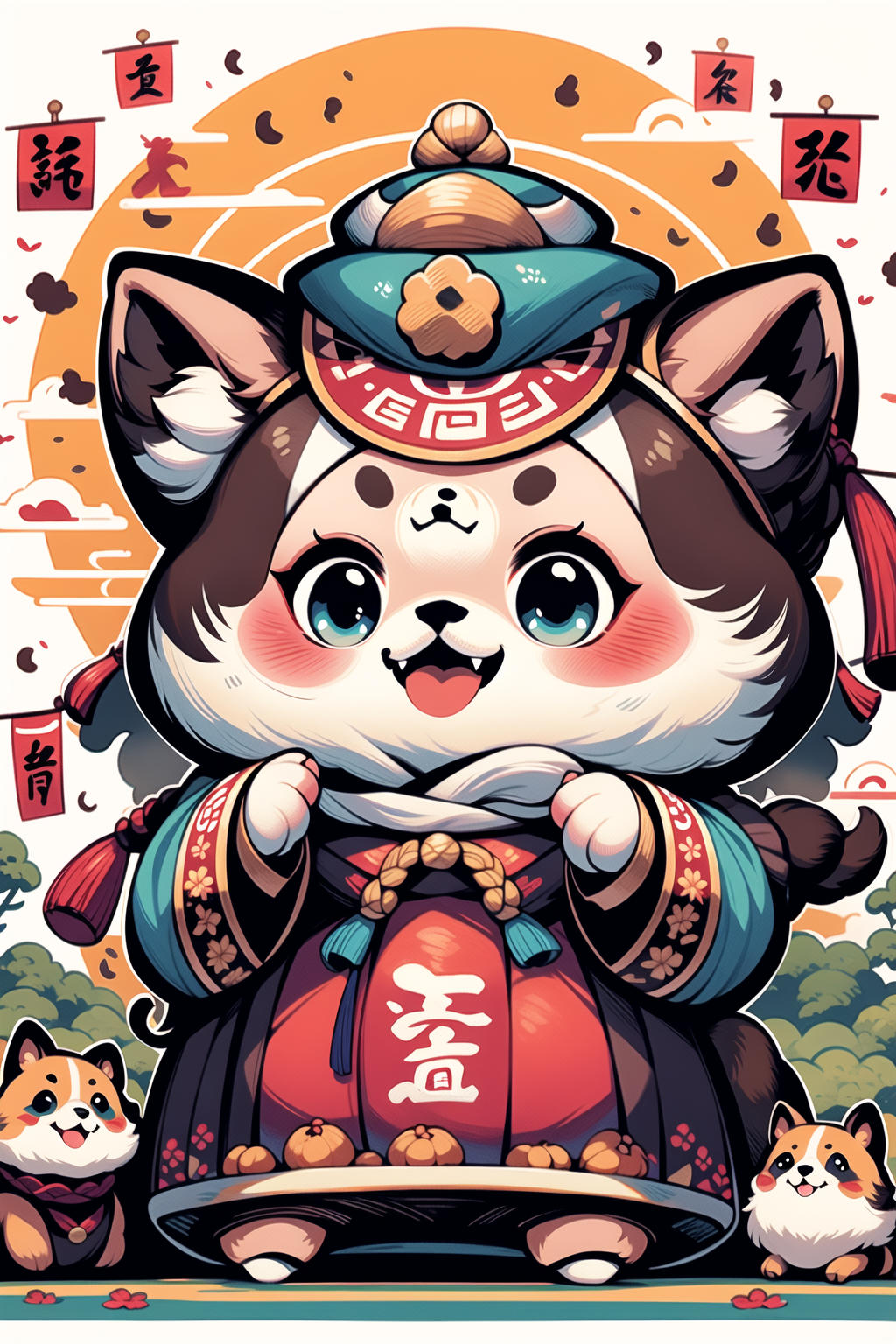 国潮绚云丨国潮插画LORA-LoRA-视屿-LiblibAI