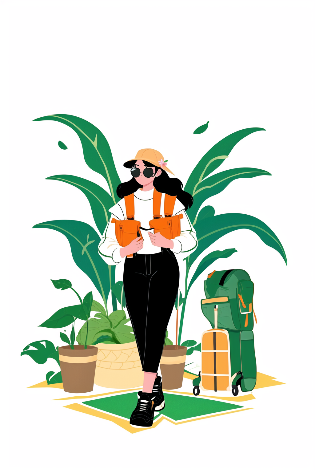 商务扁平风格插画丨2D-LoRA-视屿-LiblibAI