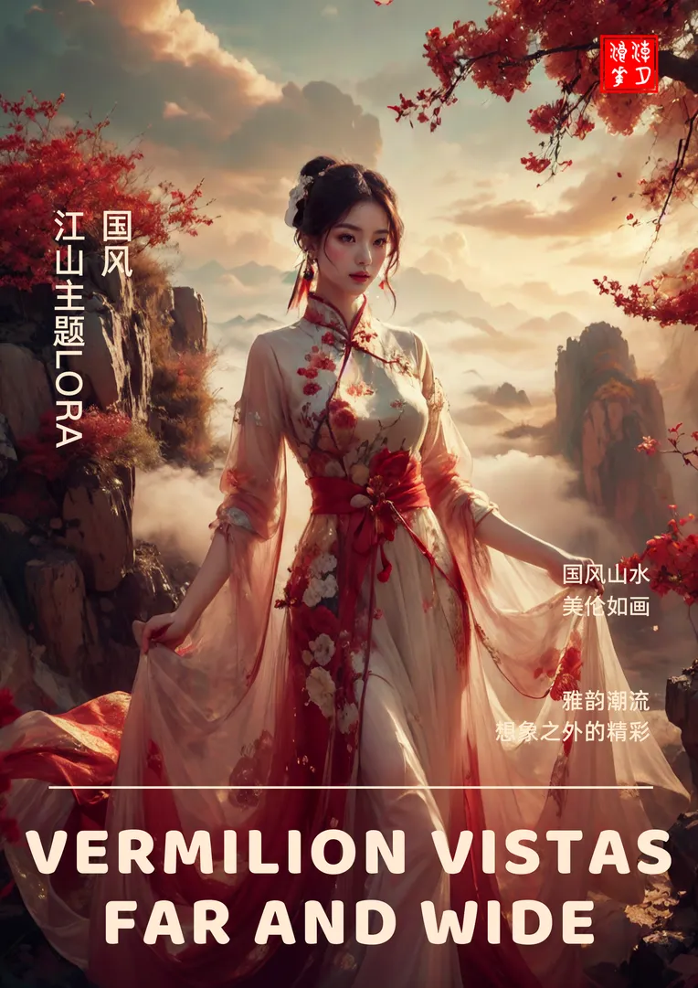 虚拟摄影 | CN Jiangshan江山宏万里-LoRA-潮汐-LiblibAI