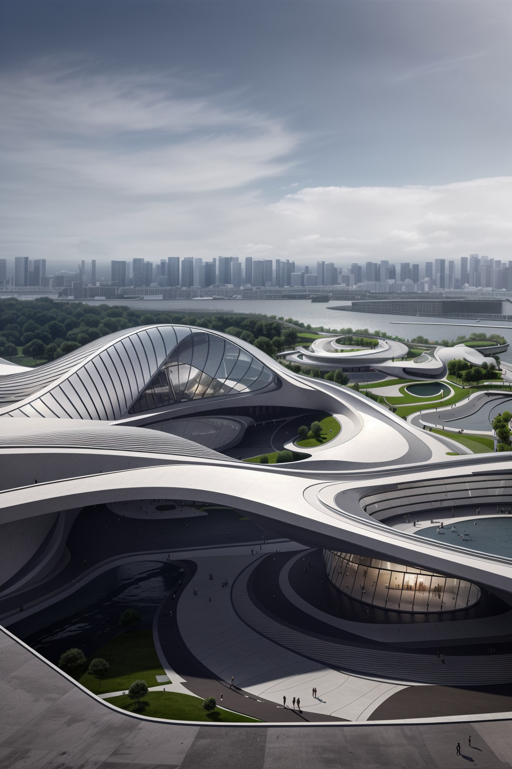 超流线建筑-LoRA-一只月月鸟-LiblibAI