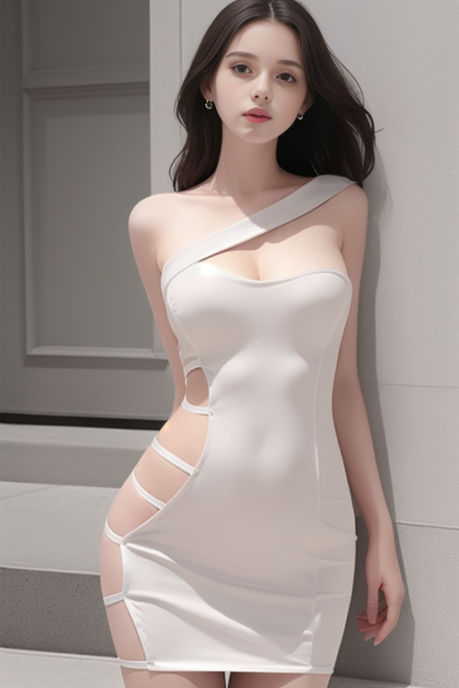 未散-侧开小白裙-LoRA-夜未散-LiblibAI