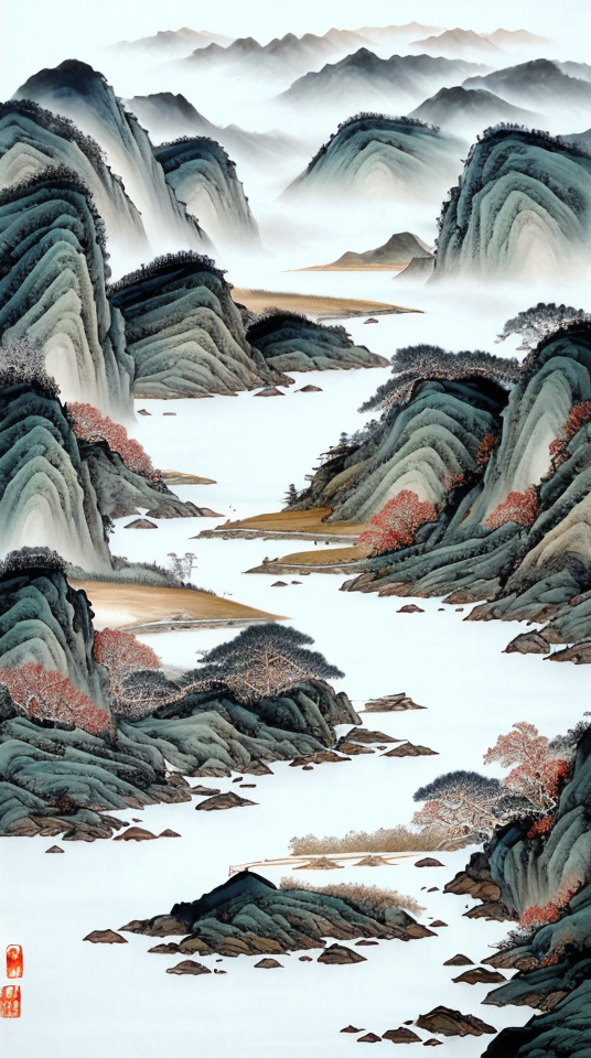 高山青·国风山水-LoRA-喜剧演员-LiblibAI