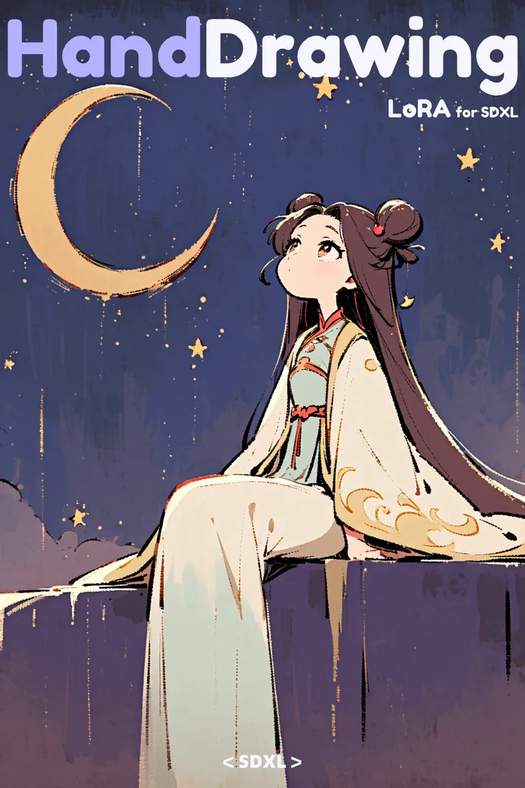 Hand Drawing Cartoon Hand-painted - SDXL-LoRA-YeYeYeYeYe-Shakker