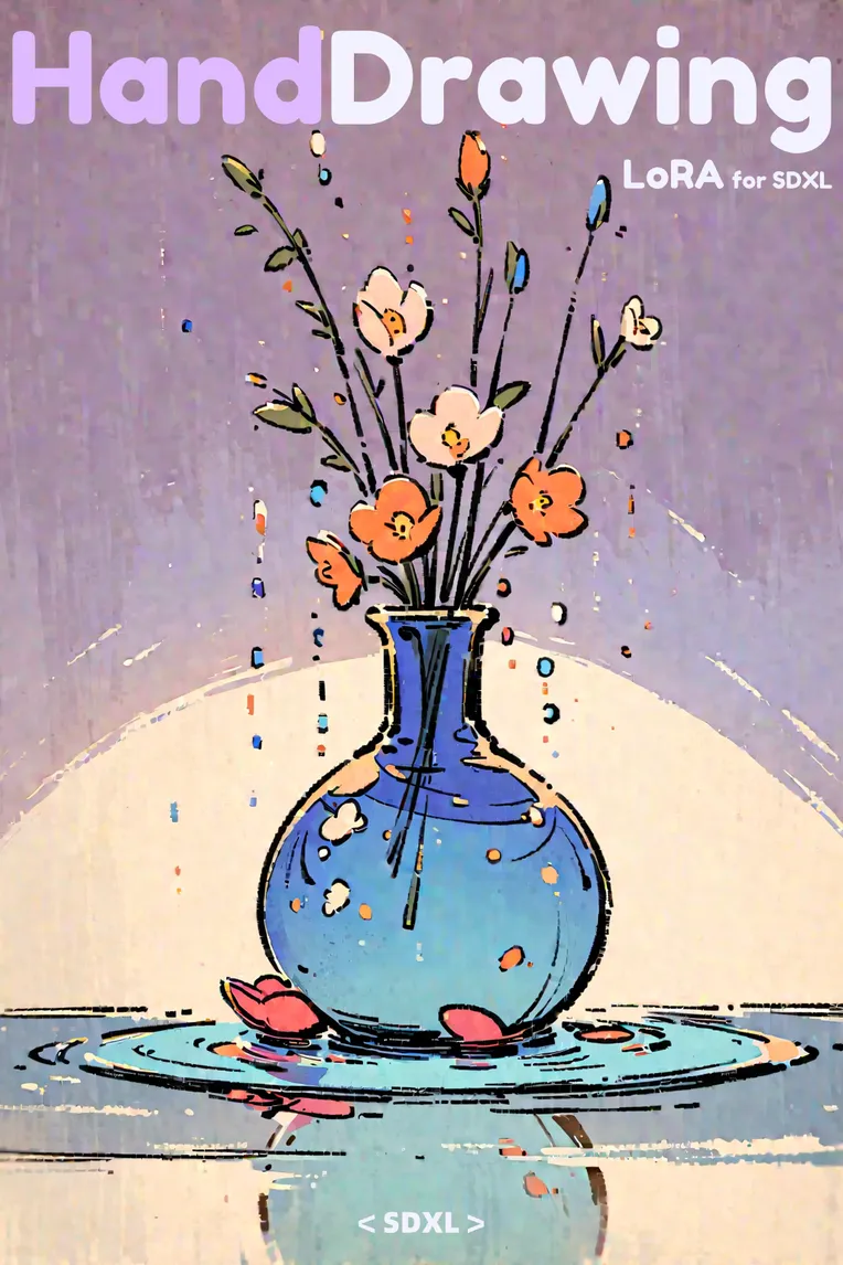 Hand Drawing Cartoon Hand-painted - SDXL-LoRA-YeYeYeYeYe-Shakker