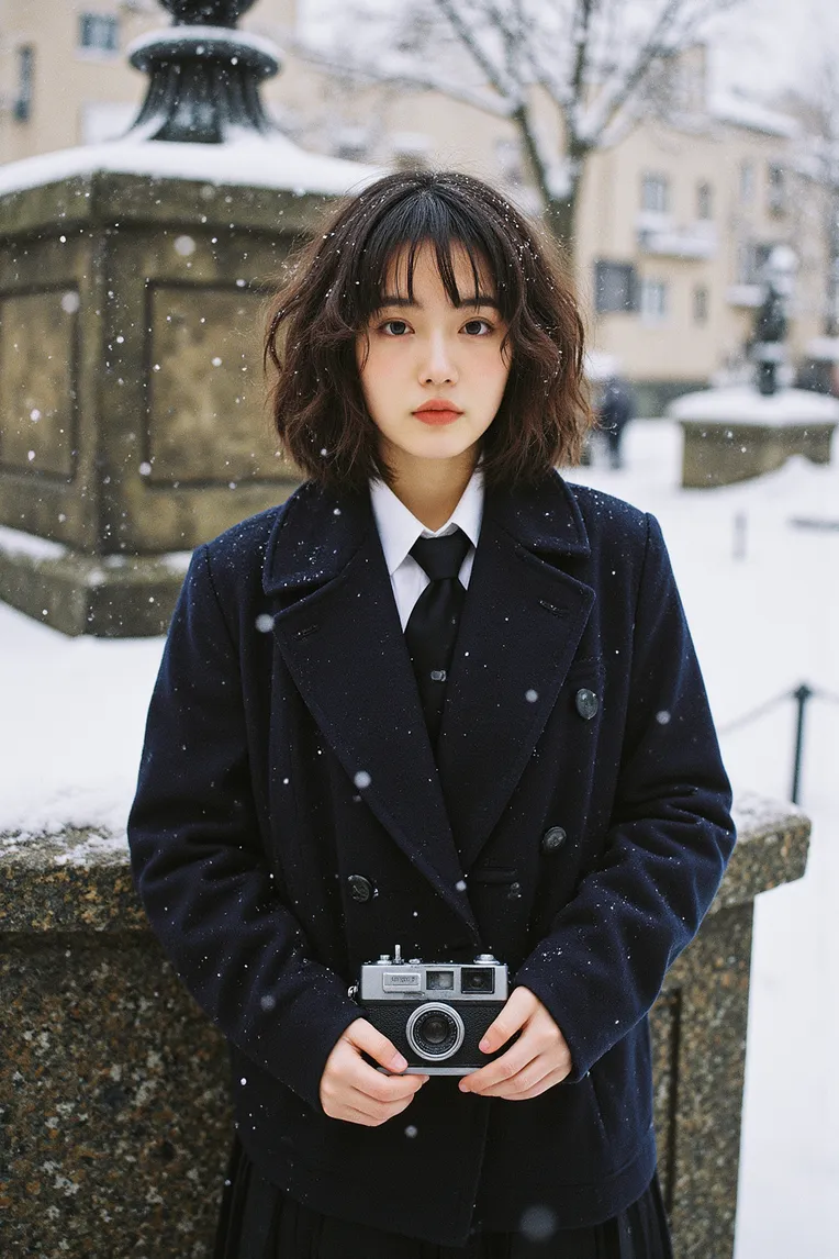 Vintage Film Portrait Photography Flux-LoRA-Fine-Shakker