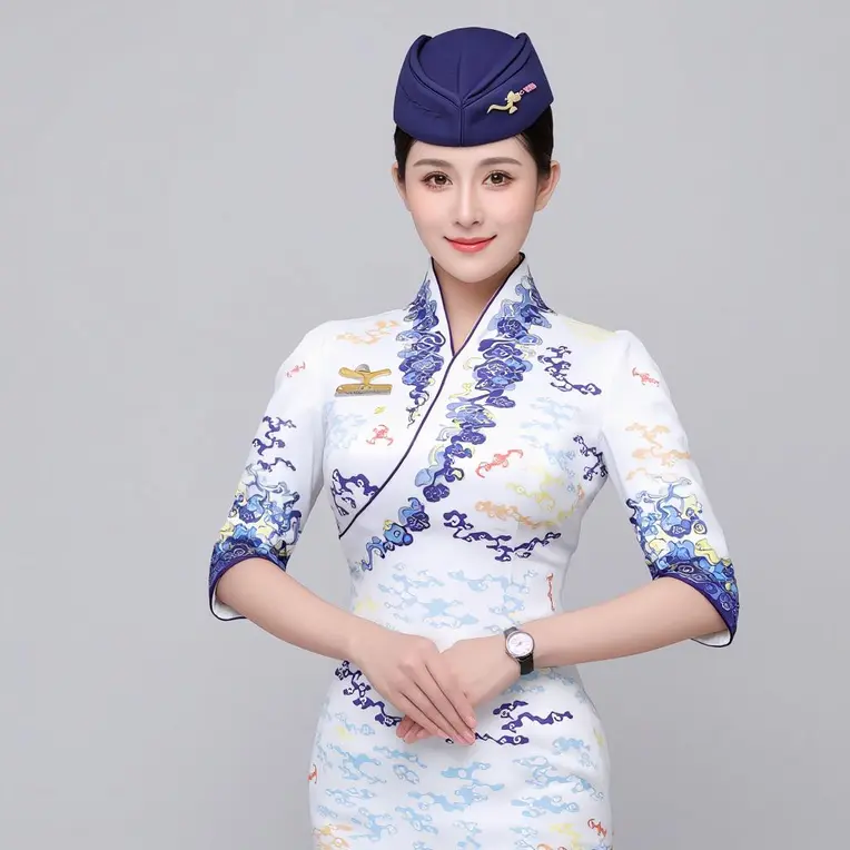 AI Ha Tian Xiang Yun Cheongsam - Hai Kong Flight Attendant Uniform-LoRA ...