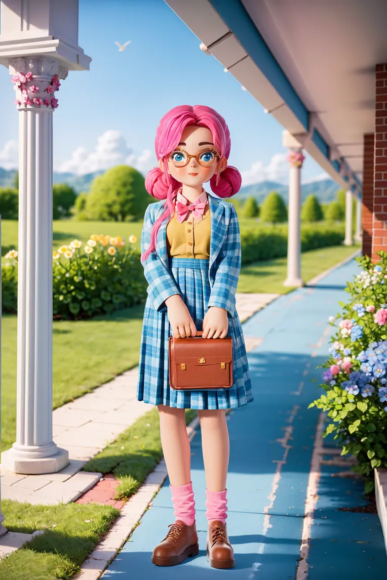 3D卡通人物IP形象-LoRA-玉娇-LiblibAI