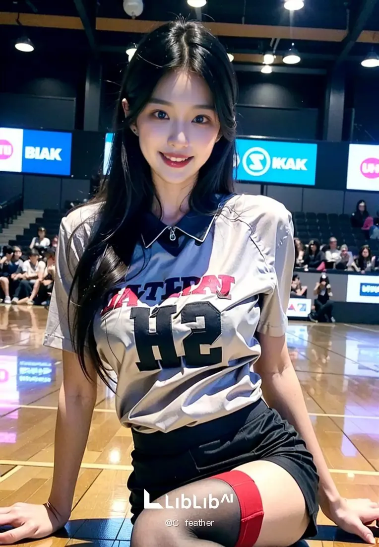 AI绘画-红边吊带黑丝-C feather-AI绘图-LiblibAI