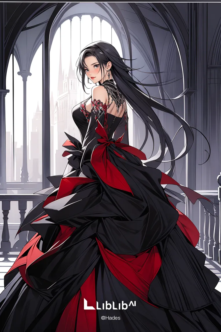 Ai绘画 现代超异能小说人设 Hades Ai绘图 Liblibai