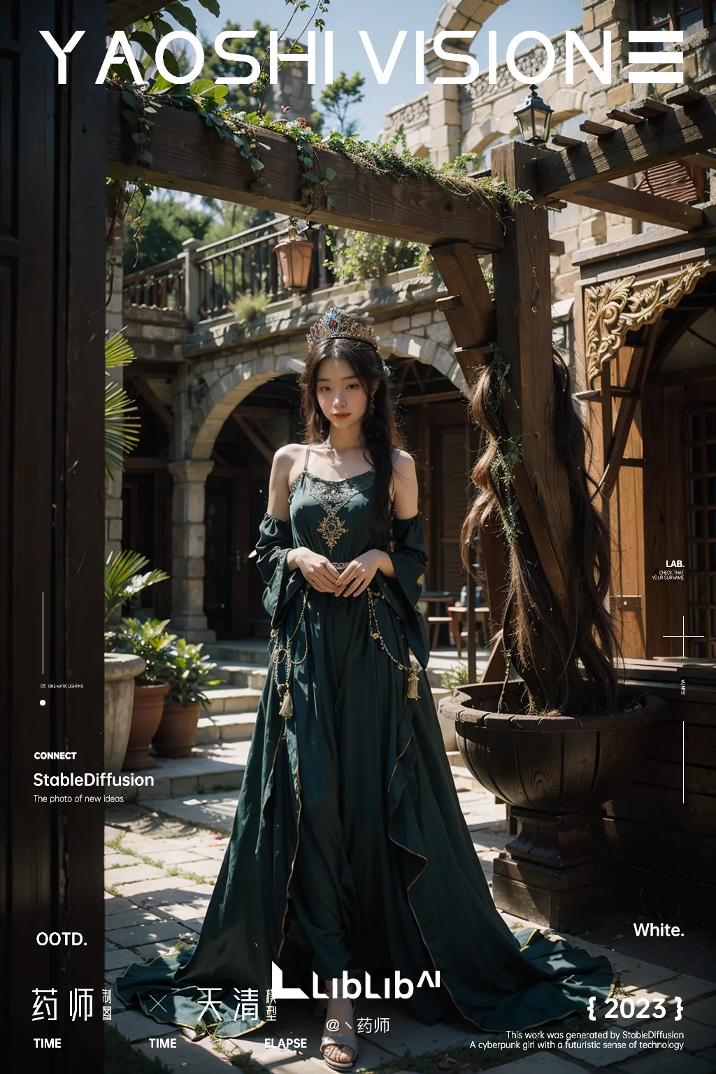 AI绘画-Peacock_v1.0雀羽婚纱风格-丶药师-AI绘图-LiblibAI