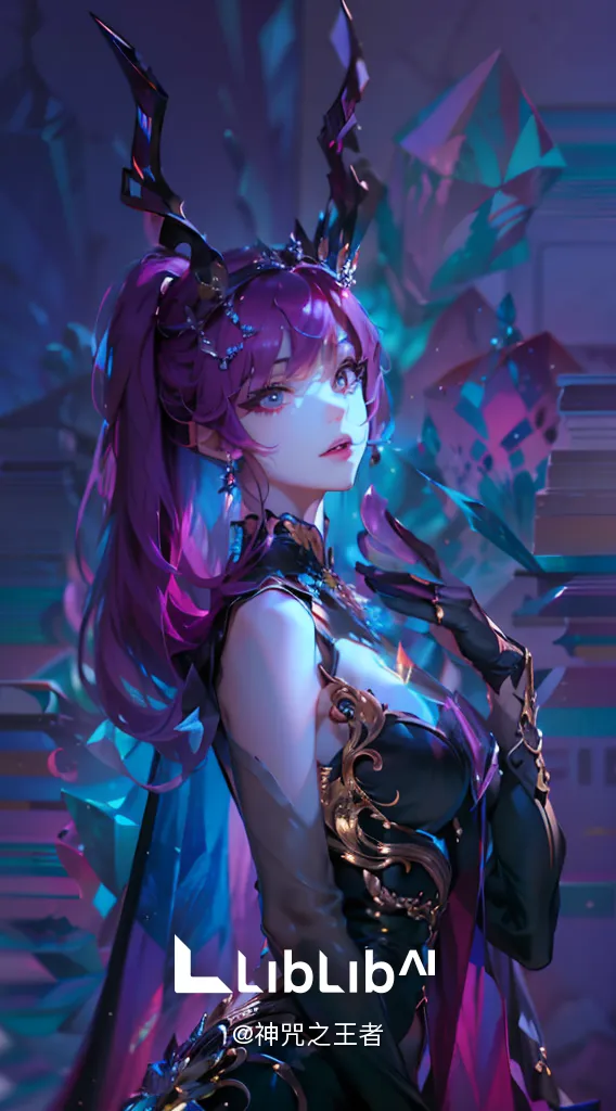 Ai绘画 Ghostmix鬼混 神咒之王者 Ai绘图 Liblibai
