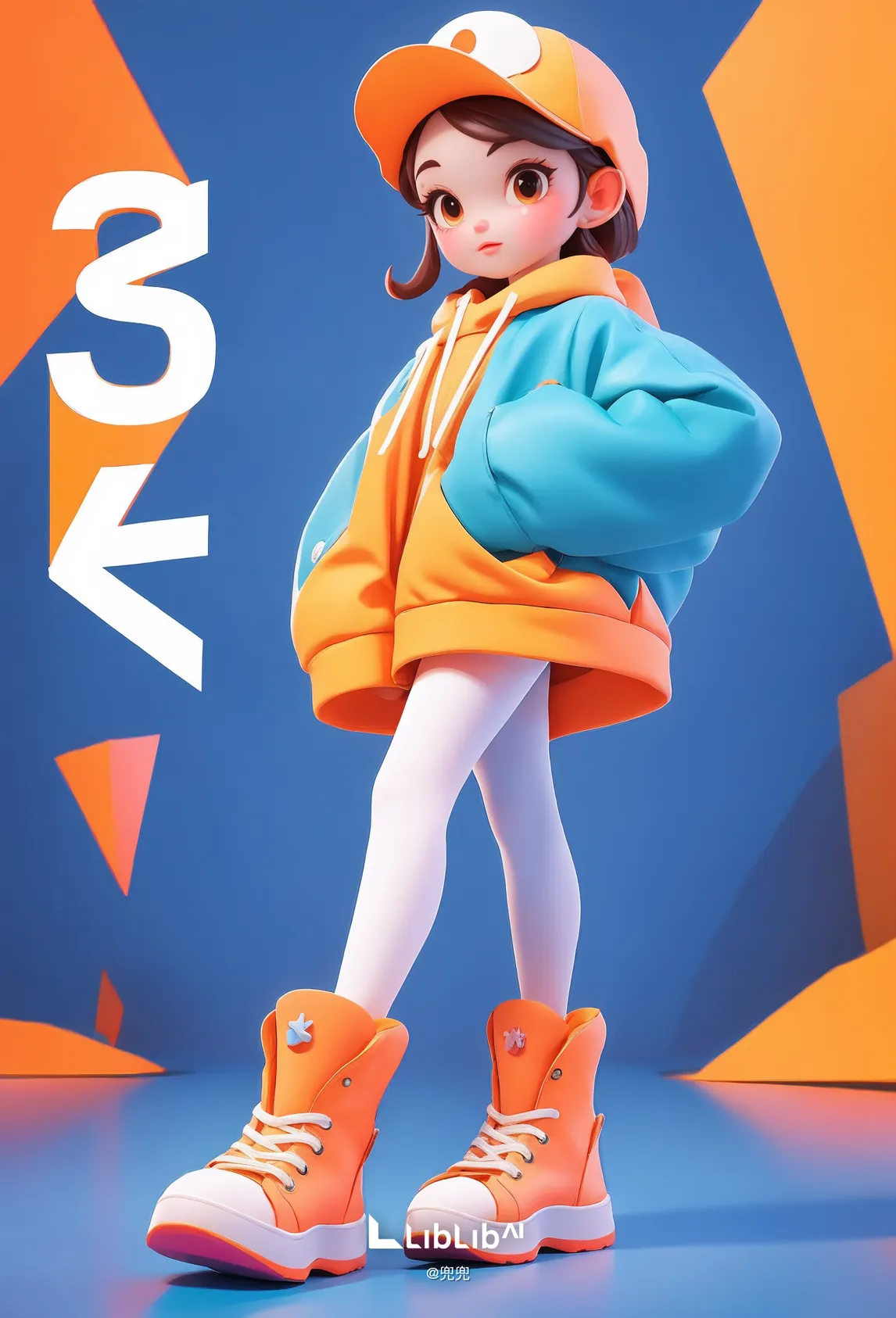 AI绘画-IP DESIGN | 3D可爱化模型-兜兜-AI绘图-LiblibAI