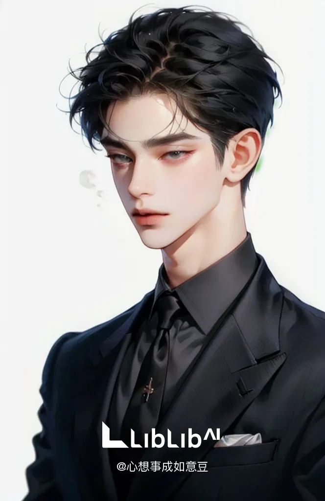 AI绘画-韩系男漫画脸 manhwa-male-face+i2-心想事成如意豆-AI绘图-LiblibAI