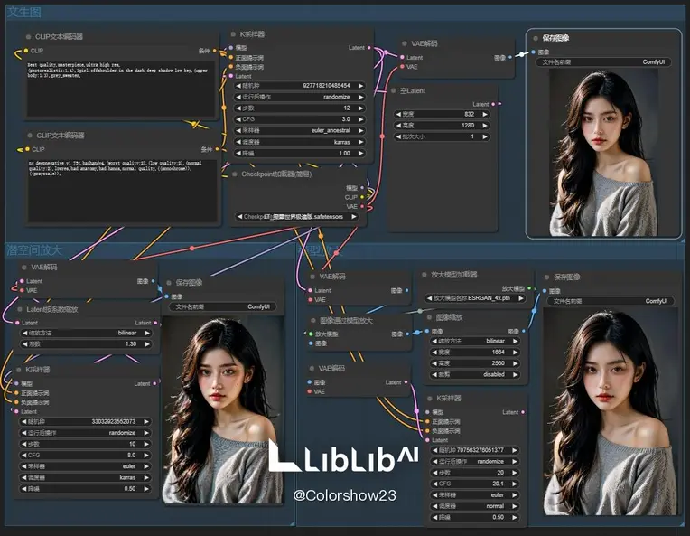 AI绘画-Colorshow23不闲聊-AI绘图-LiblibAI