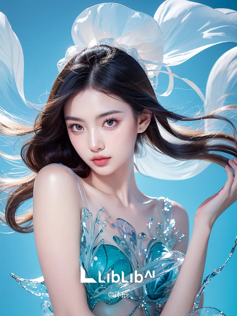 AI绘画-清新品牌人物海报lora|3D渲染风格-沐辰-AI绘图-LiblibAI