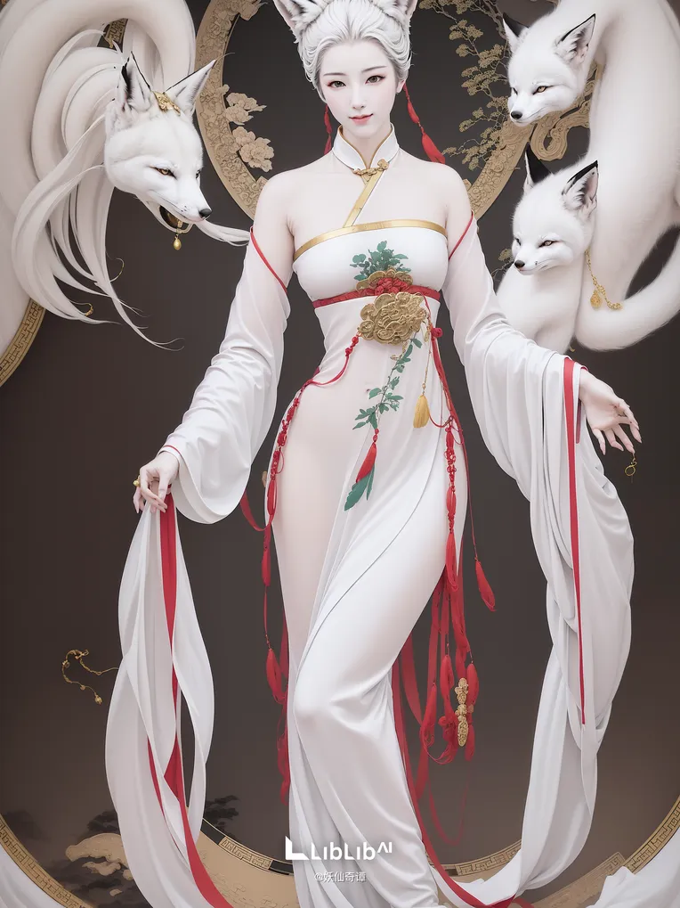 AI绘画-国风3 GuoFeng3-妖仙奇谭-AI绘图-LiblibAI