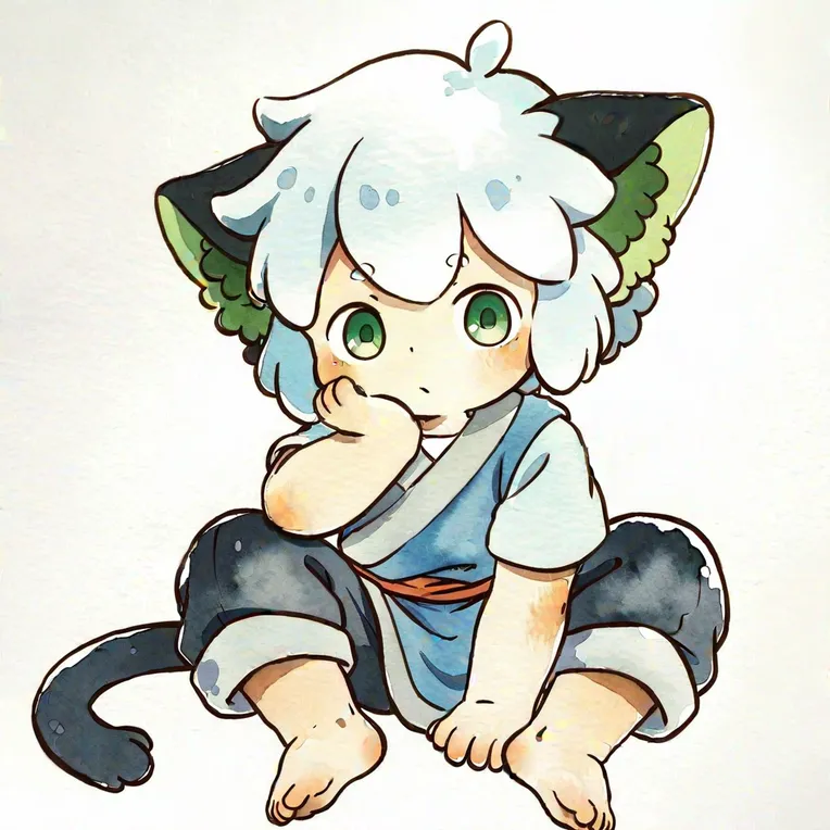 Luo Xiaohei character Lora-LoRA-xie屑-Shakker