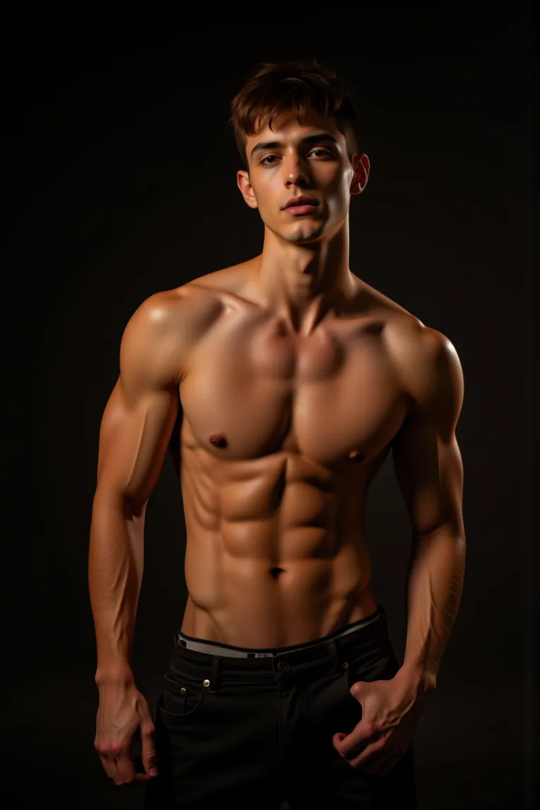 Sixpack Male Body Enhance-LoRA-SamBow-Shakker