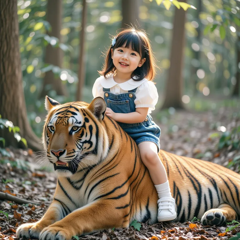 Tiger Bond Kid Portrait-LoRA-Joy-Shakker