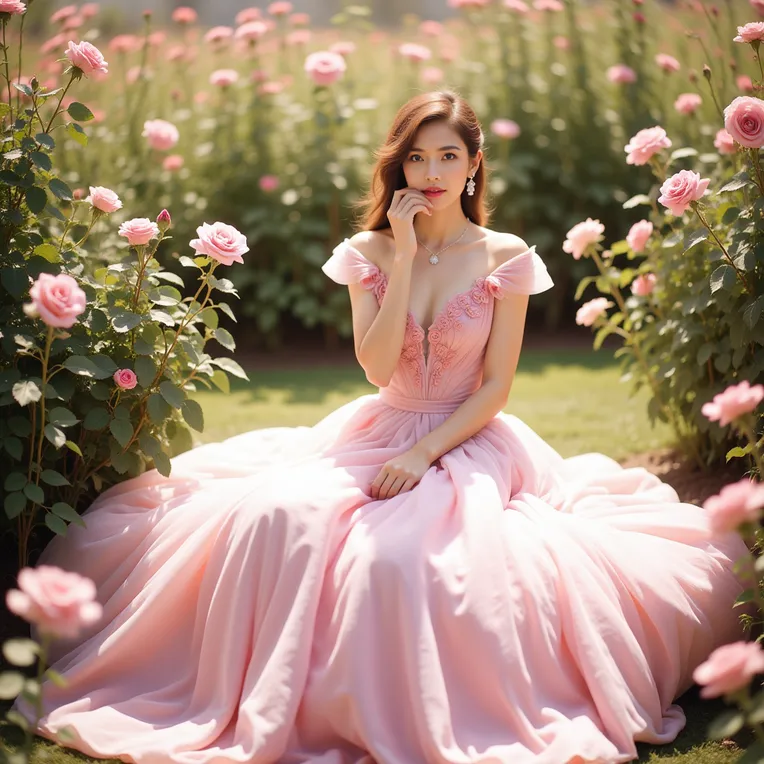 Flux_lora_Cinderella_rose_Jolie Kim -LoRA-Kim Thanh Phan-Shakker