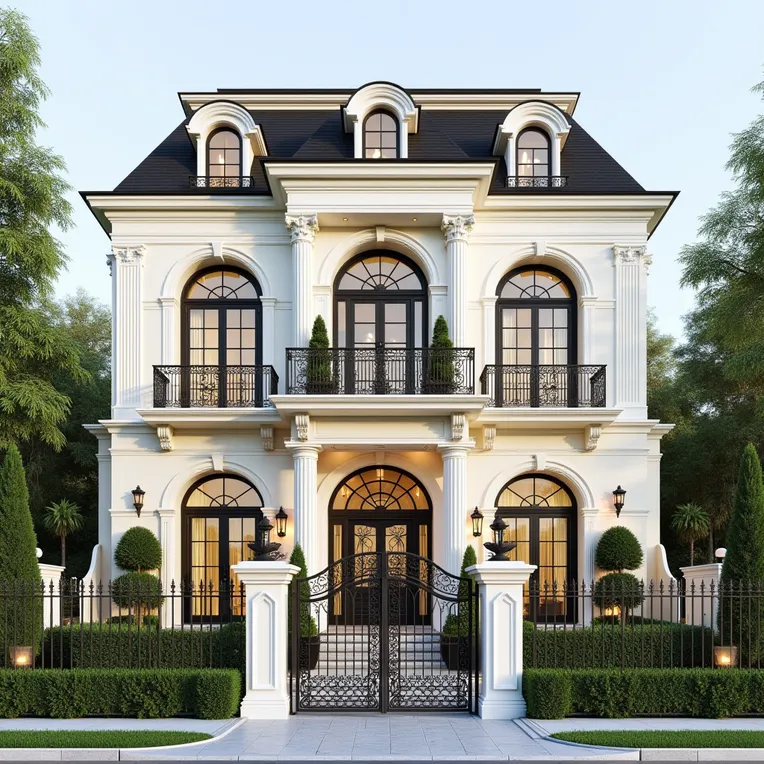 luxury home model-LoRA-Architecture_Lanscape-Shakker