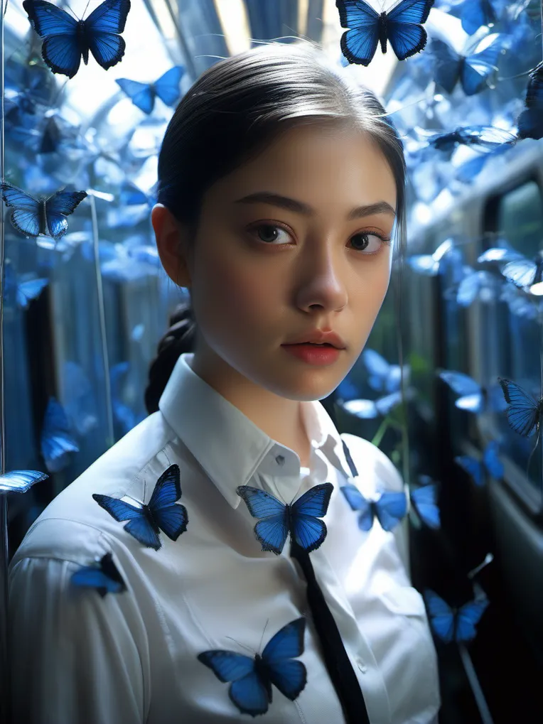 Blue_butterfly_SDXL 蓝色幻蝶-LoRA-会飞的香蕉-LiblibAI