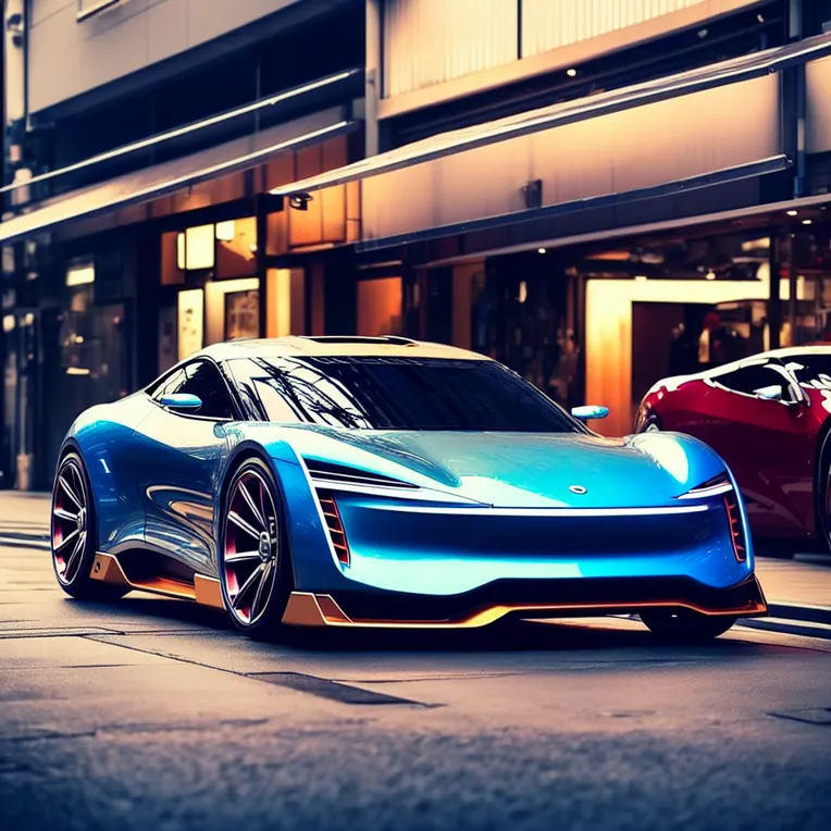 electric modified cars-Checkpoint-fooxxxcui-LiblibAI