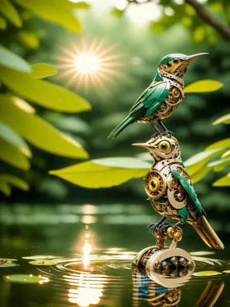 mechanical bird-LoRA-光无垠-LiblibAI