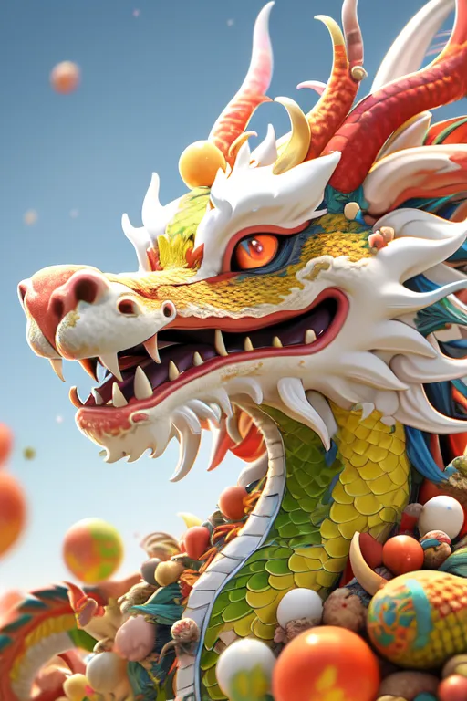 首发 | 3D—东方龙-LoRA-小美哥-LiblibAI