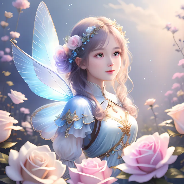 GlassQ_flower-LoRA-根叔在画了-LiblibAI