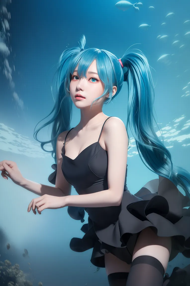 初音未来(深海少女)_Hatsune Miku(Deep Sea Girl)-LoRA-种田梨沙-LiblibAI
