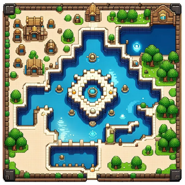 RPG Tile Map-LoRA-LeeZhao-LiblibAI
