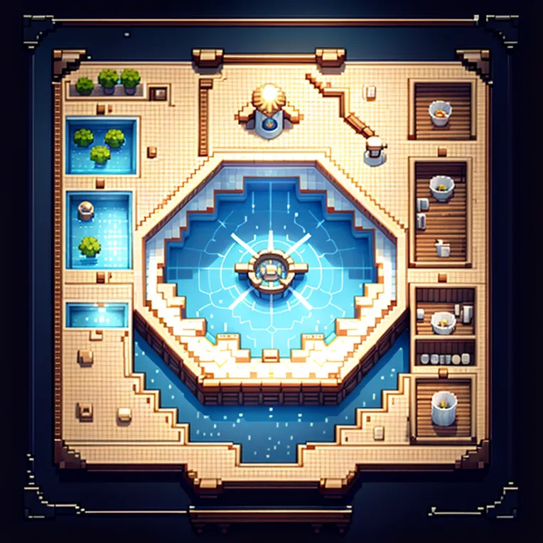 RPG Tile Map-LoRA-LeeZhao-LiblibAI