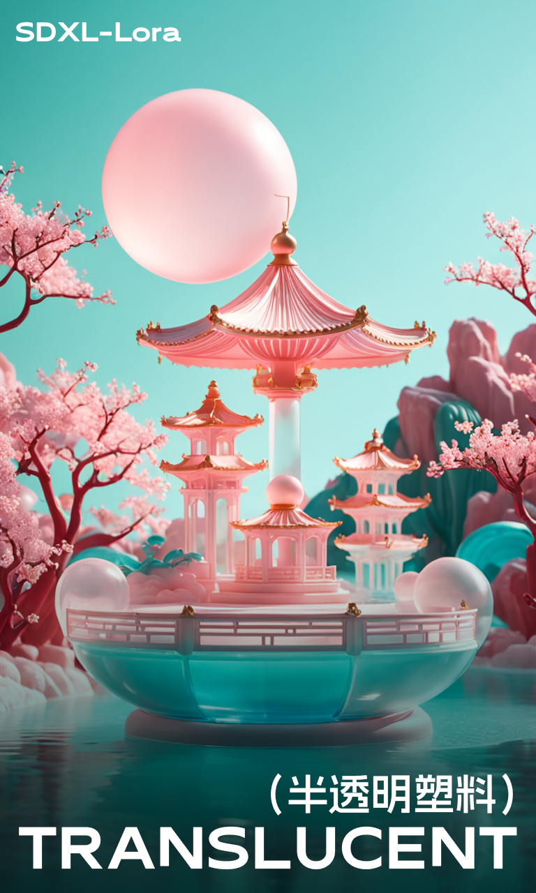 半透明塑料_SDXL-LoRA-流萤Lumo-LiblibAI