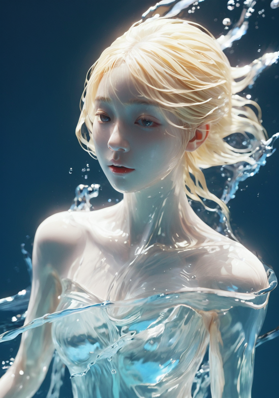 白棱XL_水元素-特效-LoRA-白棱_Shan-LiblibAI